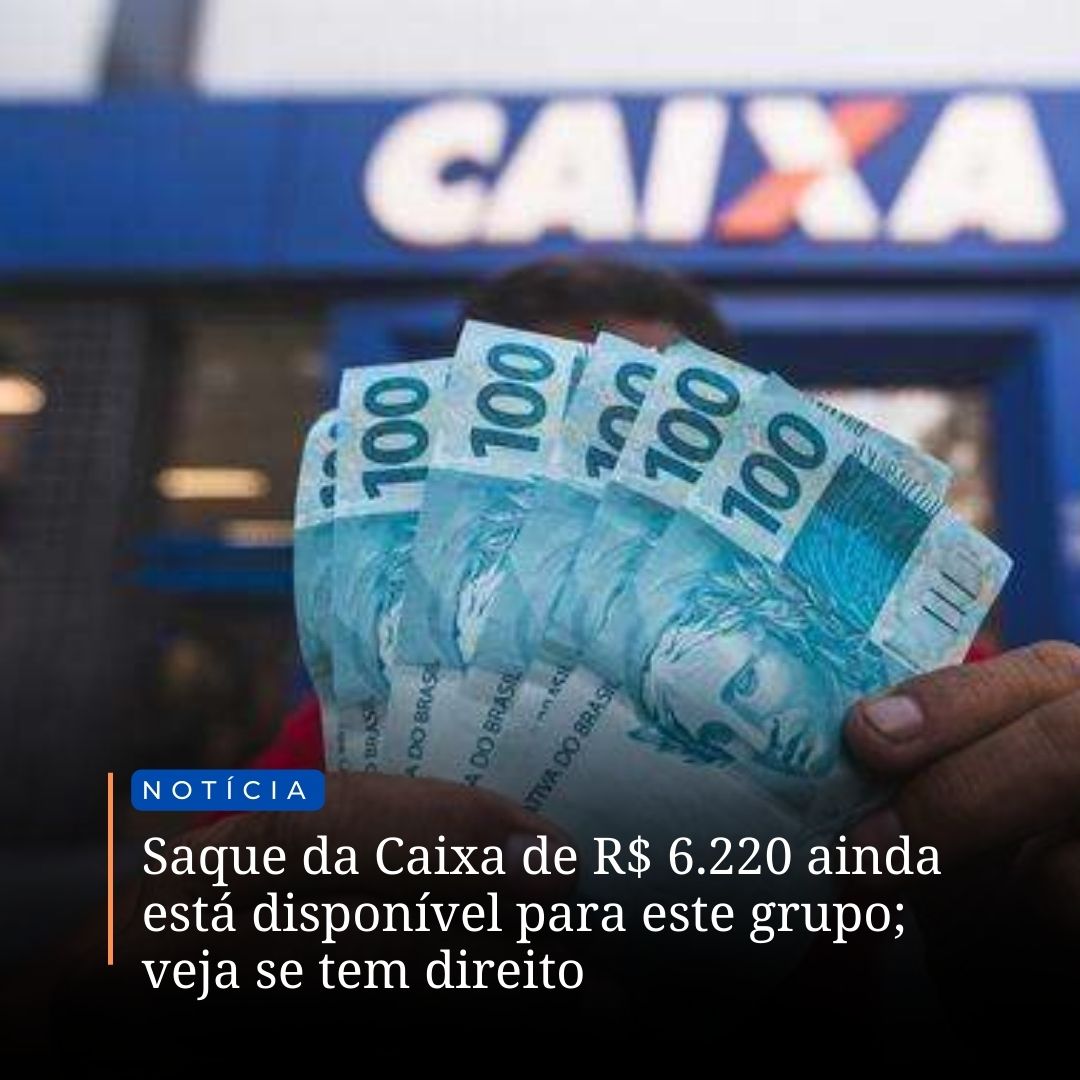 Saque Da Caixa De R 6 220 Ainda Está Disponível Para Este Grupo Veja